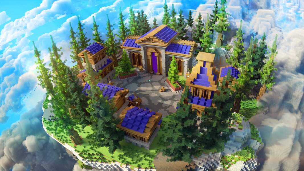 Blue Island Spawn - High Quality Map | BuiltByBit (MC-Market)