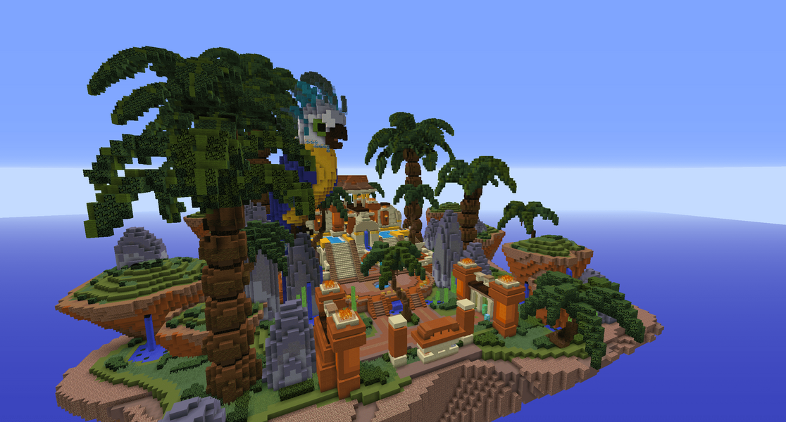 Aztec Skyblock Spawn | BuiltByBit (MC-Market)