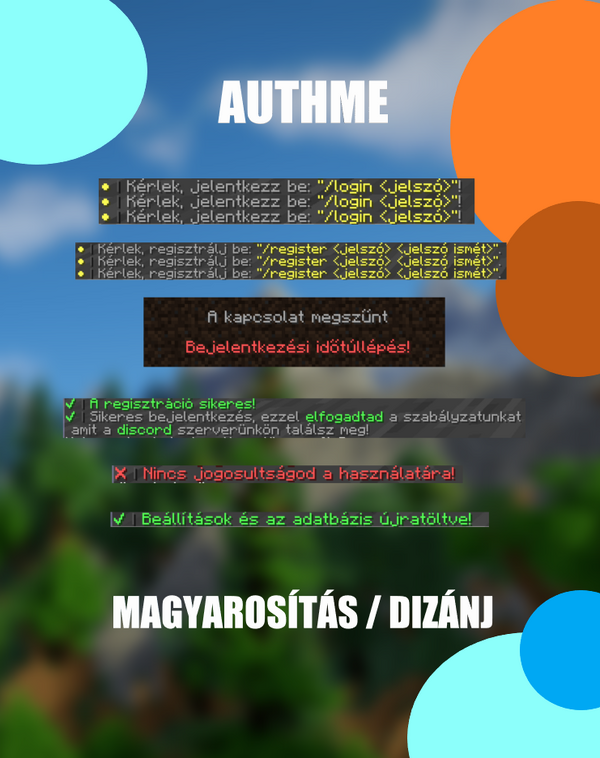 AuthMe Hungarian translation - Design | BuiltByBit AuthMe Hungarian translation - Design | BuiltByBit