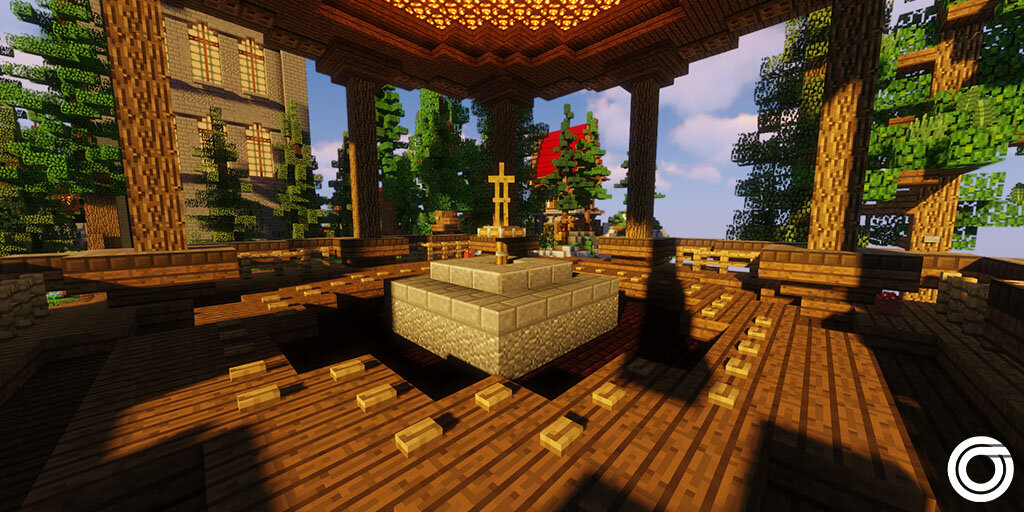 Skyblock - Red Tower Island - |200x200| | BuiltByBit (MC-Market)