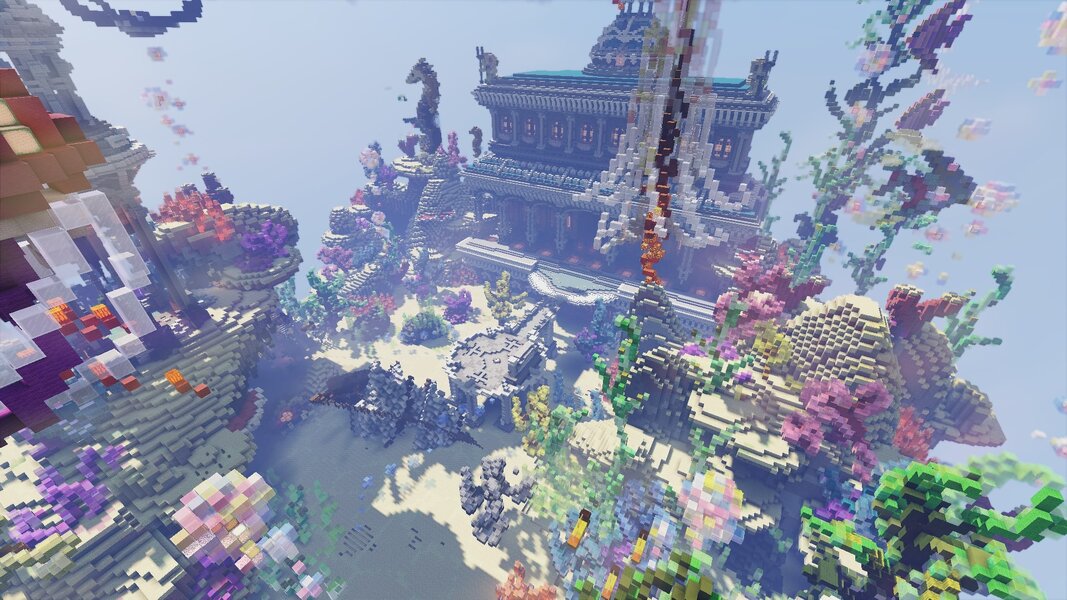 Aqua Island Spawn - High Quality Map | BuiltByBit (MC-Market)
