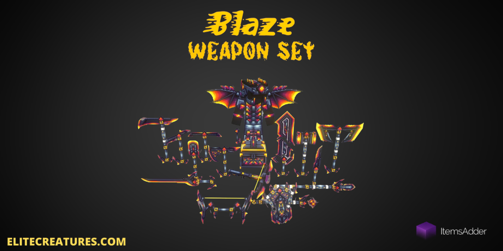 Blaze Weapon,Tool & Armor Pack | BuiltByBit (MC-Market)