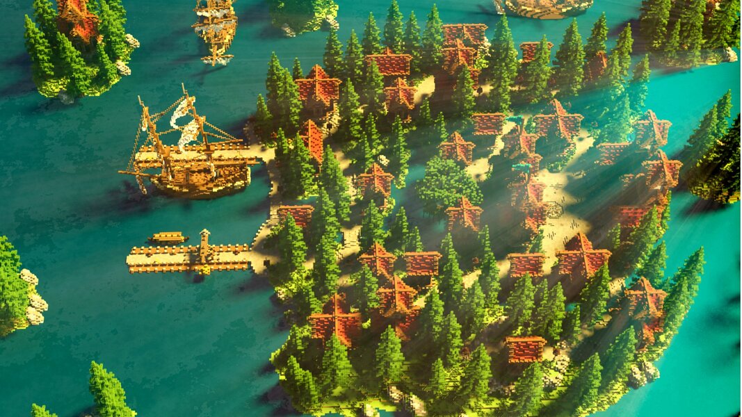 HUB - Red Medieval Town - 450x400 | BuiltByBit