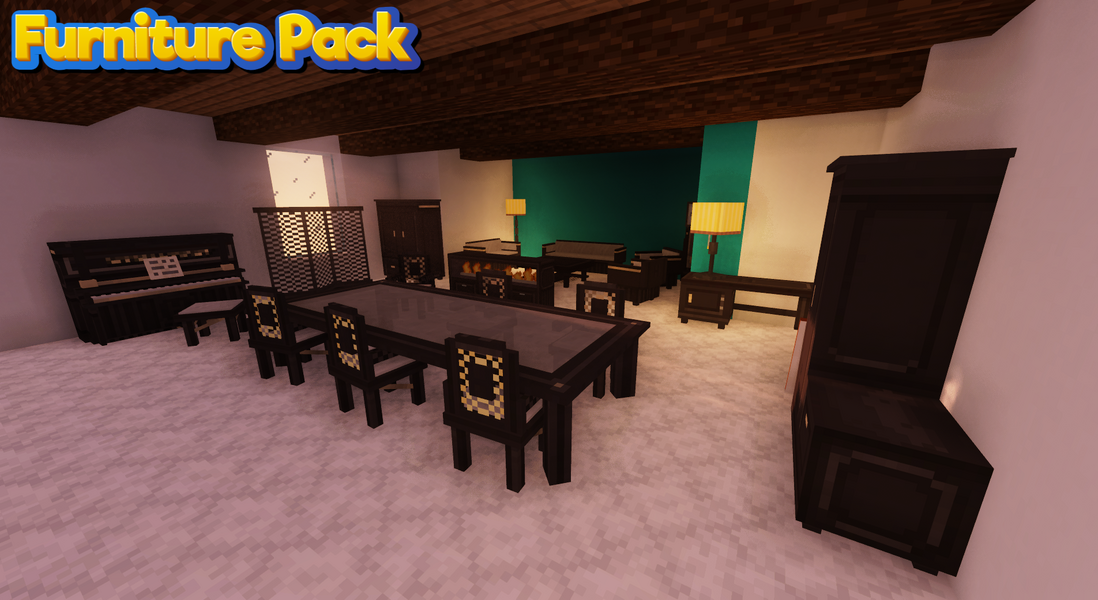 Summer Black Furniture Pack | BuiltByBit