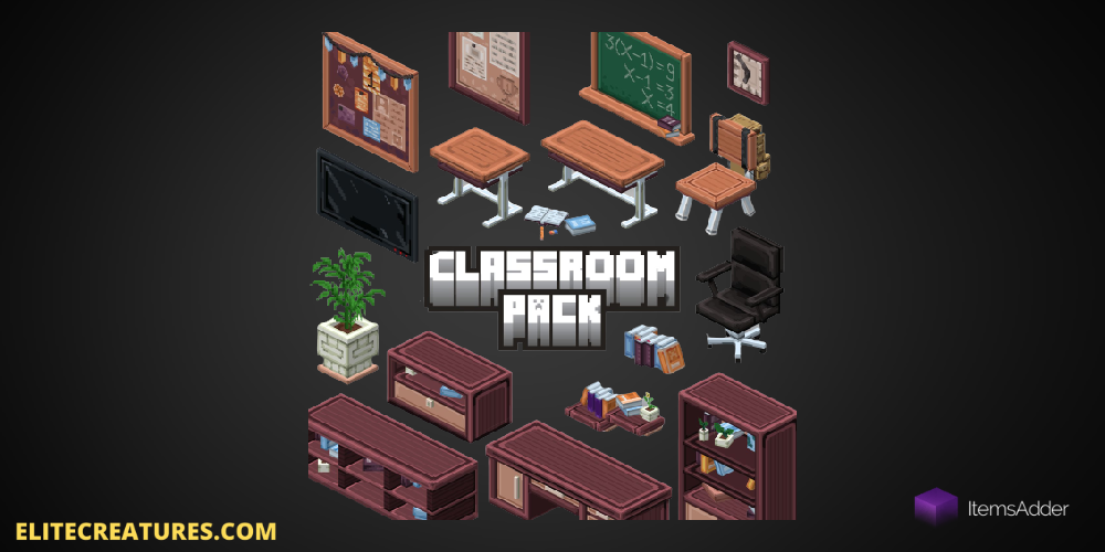 School Classroom Furniture Pack | BuiltByBit (MC-Market)