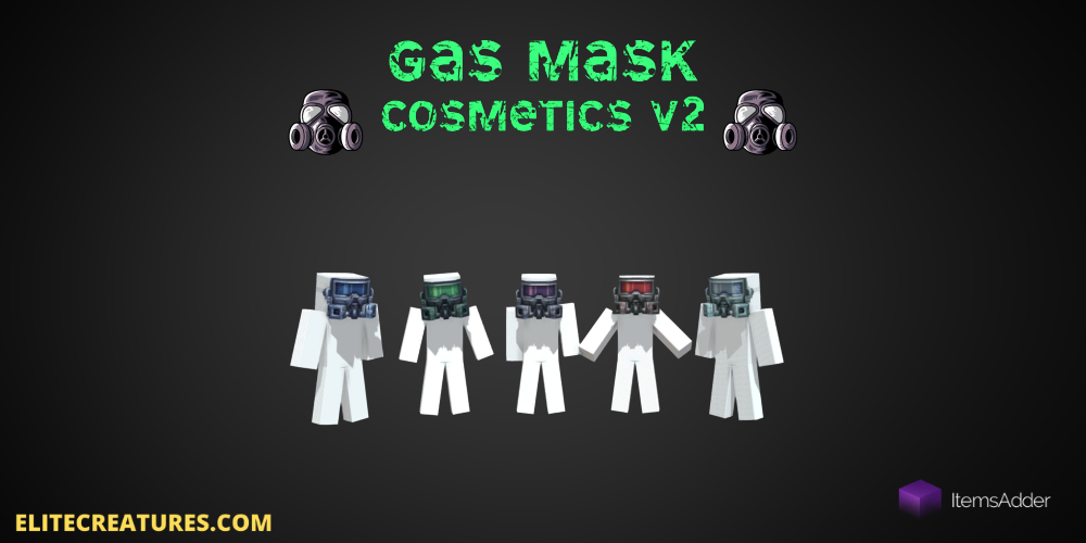 Gas Mask Cosmetic Helmets Vol 2 | BuiltByBit (MC-Market)