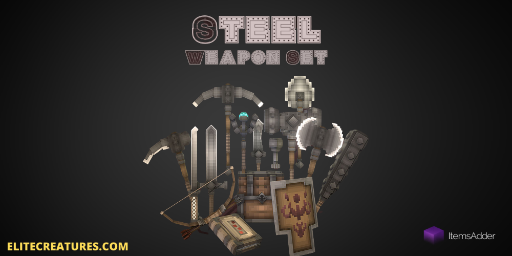 Steel Weapon Set | BuiltByBit (MC-Market)