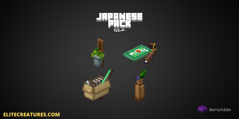 Japanese Furniture Pack Volume 2 | BuiltByBit (MC-Market)
