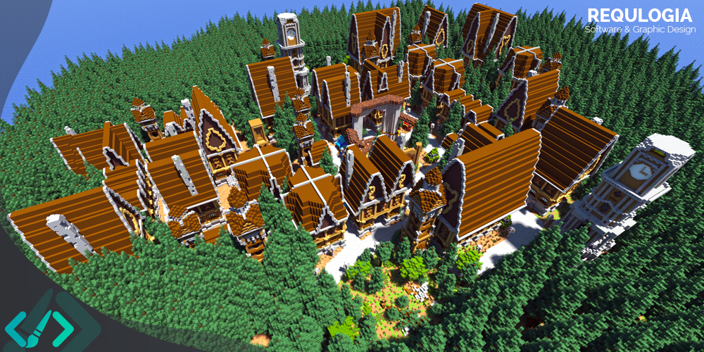 Hub/Lobby - Medieval Forest Map 400x400 | BuiltByBit (MC-Market)