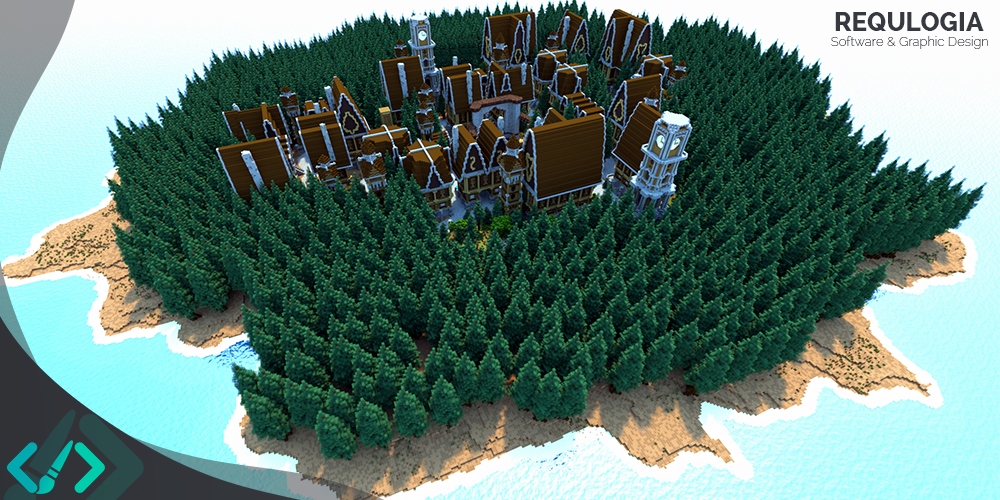 HUB/LOBBY - Medieval Forest Map 400x400 | BuiltByBit (MC-Market)