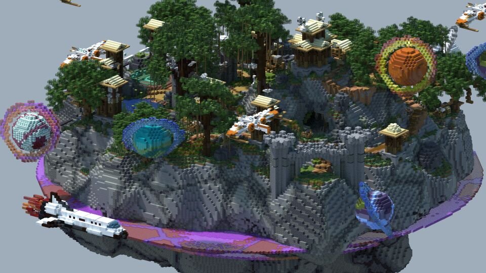 SPACE ISLAND | Spawn/Lobby | BuiltByBit (MC-Market)