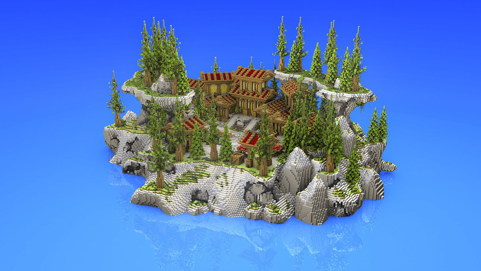 Medieval Island Spawn | BuiltByBit (MC-Market)