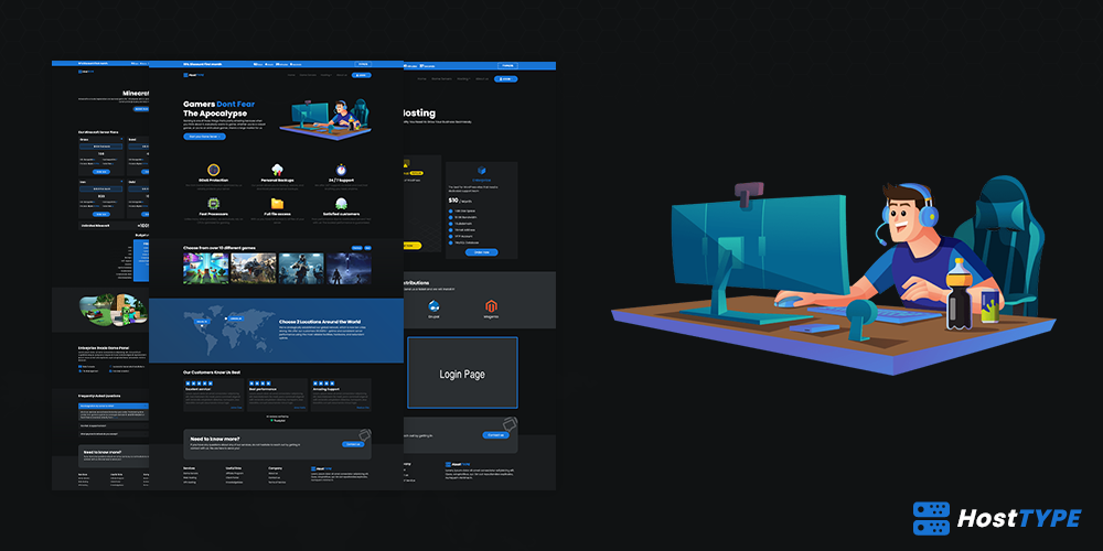 HostType Hosting Template | BuiltByBit