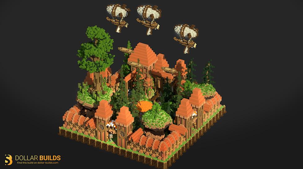 Fantasy Orange Spawn | BuiltByBit (MC-Market)