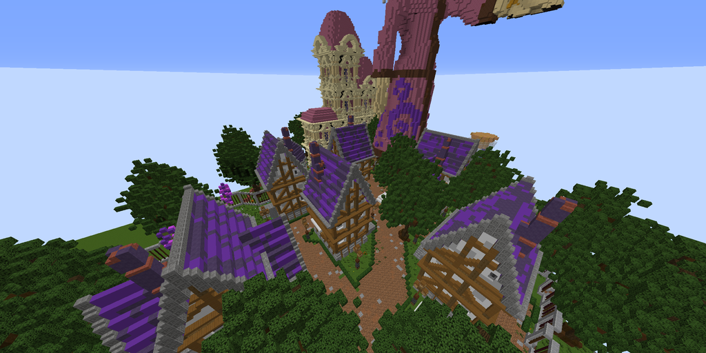 Purple Sky Village - 190x190 | BuiltByBit (MC-Market)