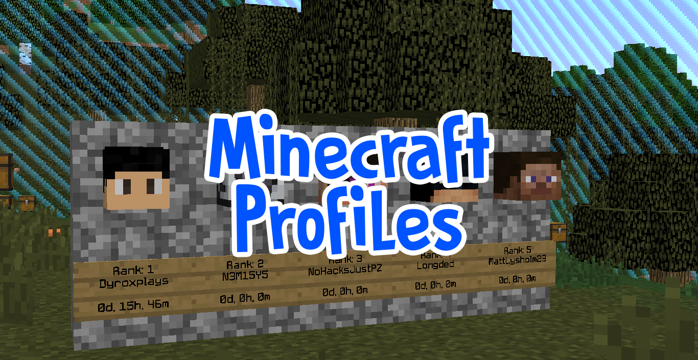 MinecraftProfiles - SocialMedia, advertising system, statistics [incl. Website!] | Perfect for ...
