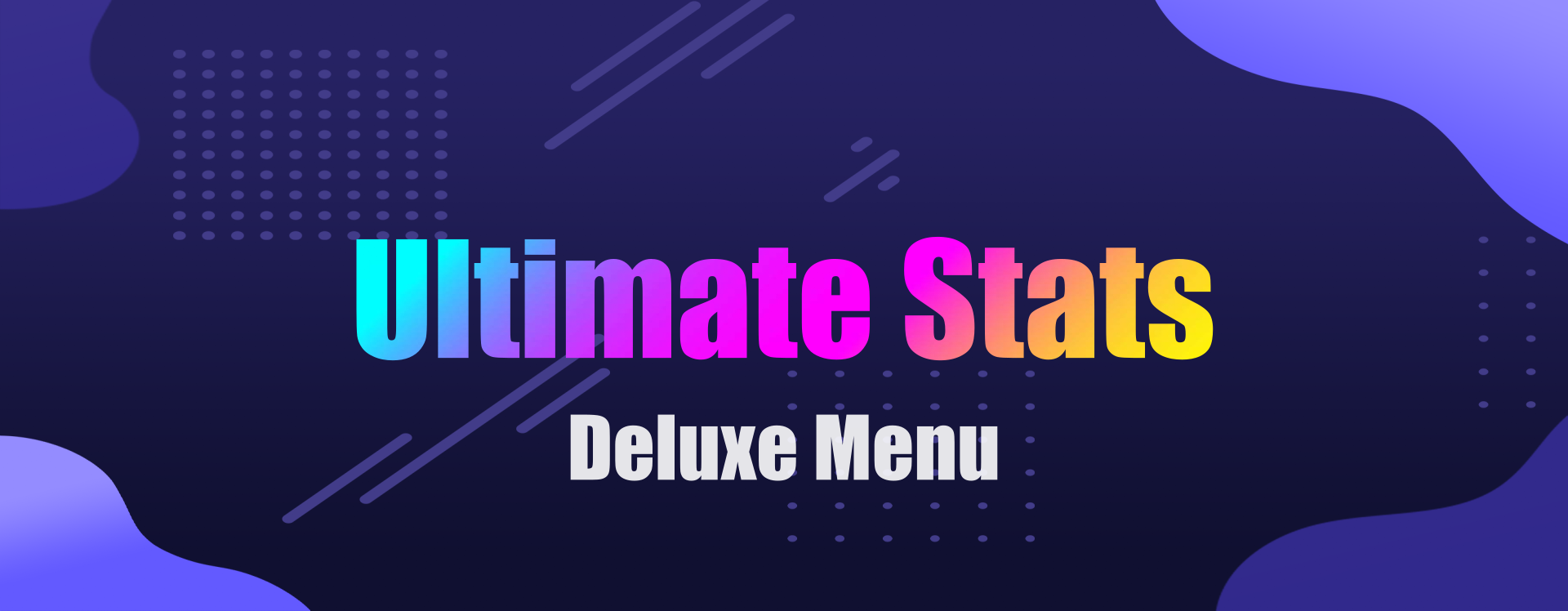 EN - ULTIMATE STATS DELUXEMENU | BuiltByBit (MC-Market)