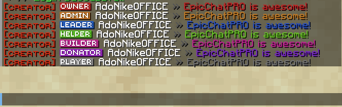 EpicChatPRO // Configuration | BuiltByBit