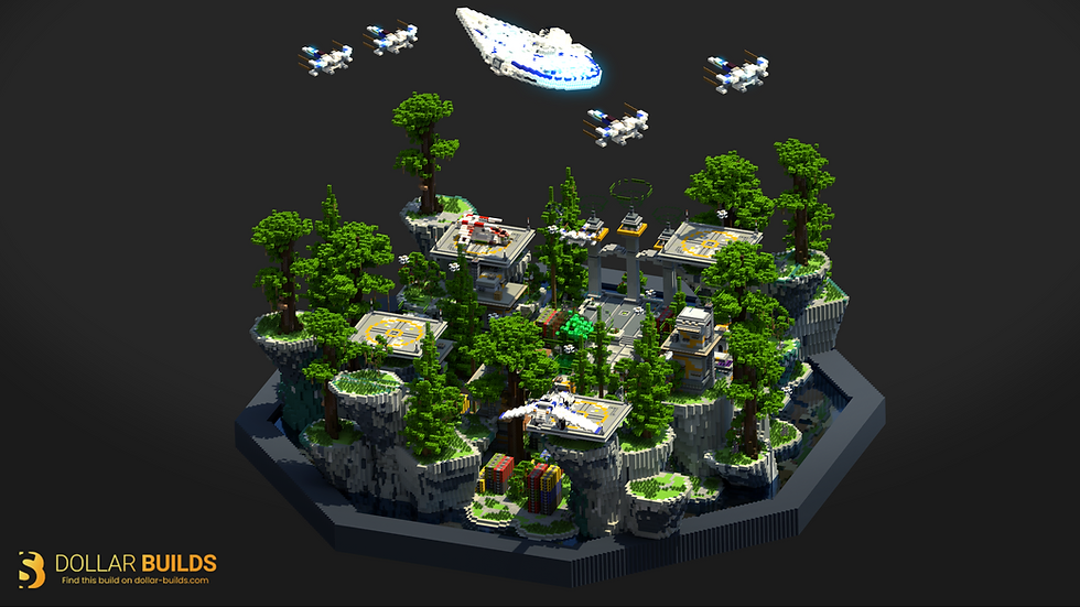 Futuristic Hub - 180x180 | BuiltByBit (MC-Market)