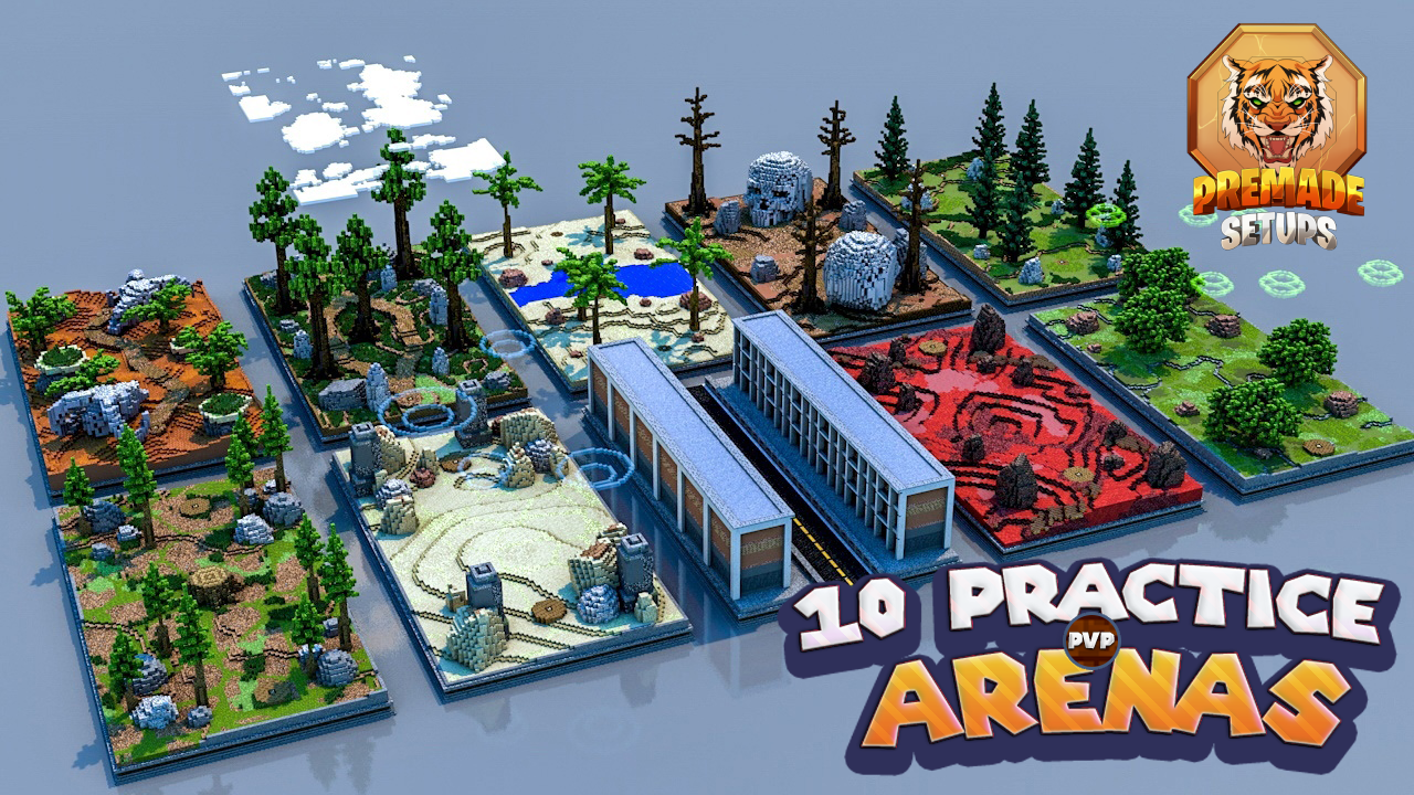 10 Premium Practice PvP arenas | BuiltByBit