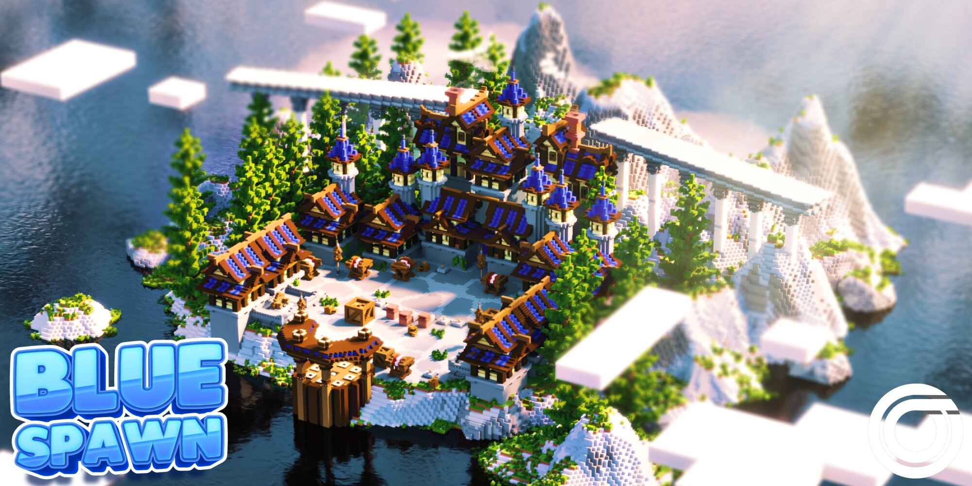 Spawn - Blue Village - |300x300| | BuiltByBit (MC-Market)