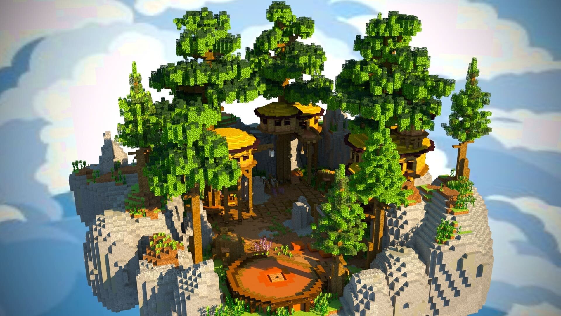 Lobby - Tree trunk Village | BuiltByBit