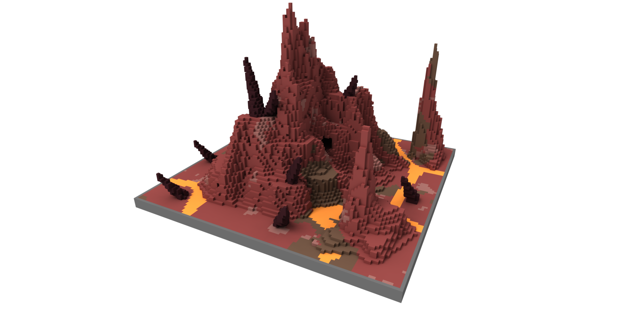 Nether Glowstone Mountain | BuiltByBit (MC-Market)