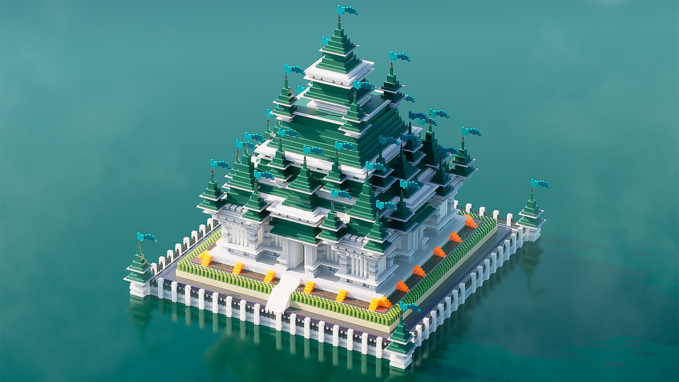 Minecraft Pagoda Schematics