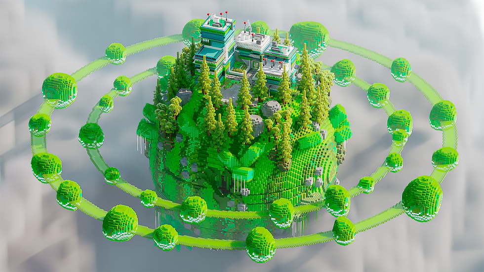 Emerald Planet Skyblock Spawn | BuiltByBit