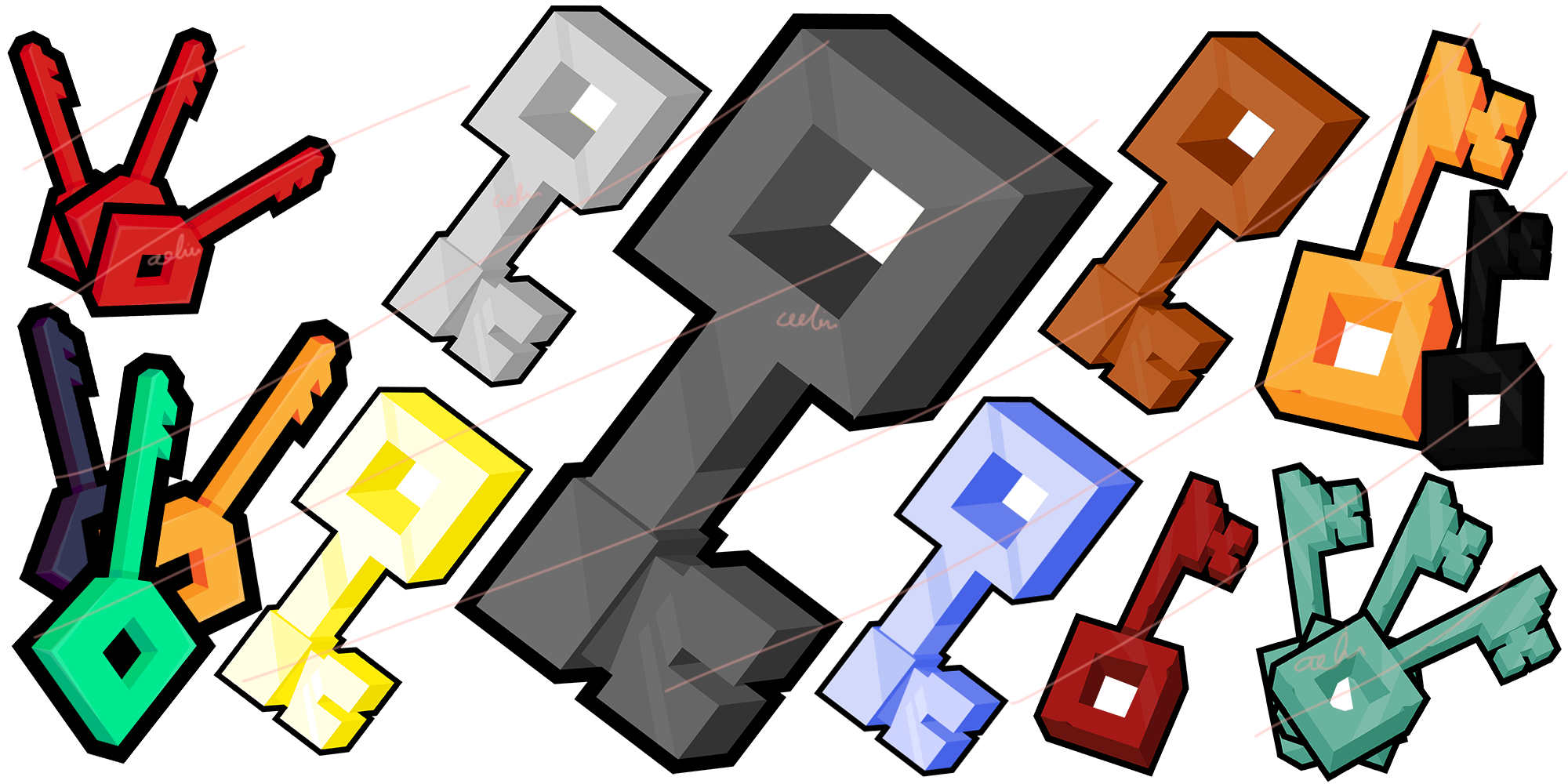 Blocky Key Icons - Crate Keys for Tebex | BuiltByBit (MC-Market) Blocky Key Icons - Crate Keys for Tebex | BuiltByBit (MC-Market)