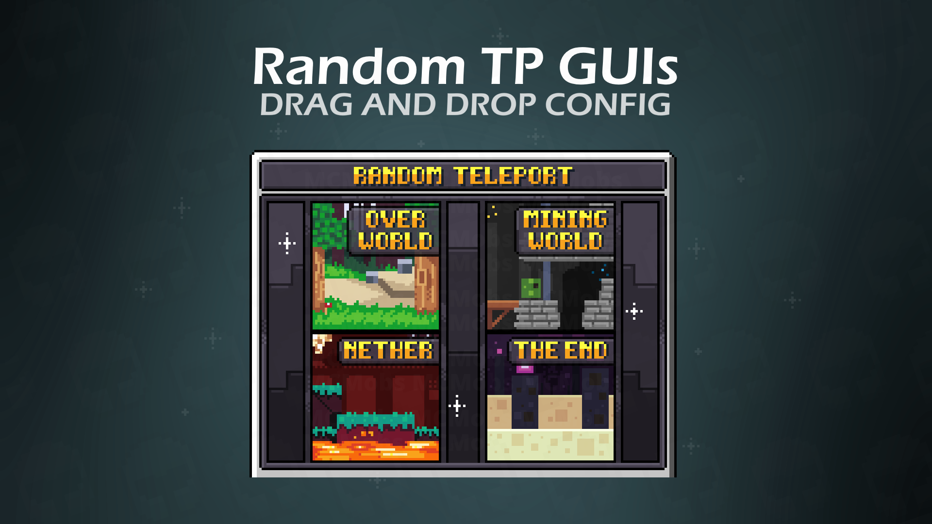 Random TP GUIs - DeluxeMenus - Clickable | BuiltByBit
