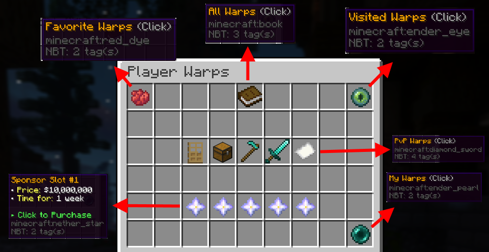 PlayerWarps Custom Config | BuiltByBit (MC-Market)