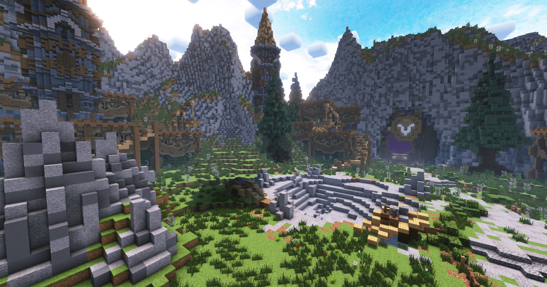 Steampunk OP Prison / Skyblock Spawn | BuiltByBit (MC-Market)