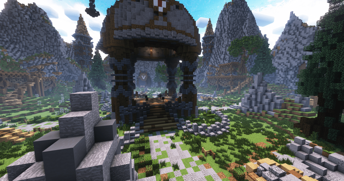 Steampunk OP Prison / Skyblock Spawn | BuiltByBit (MC-Market)