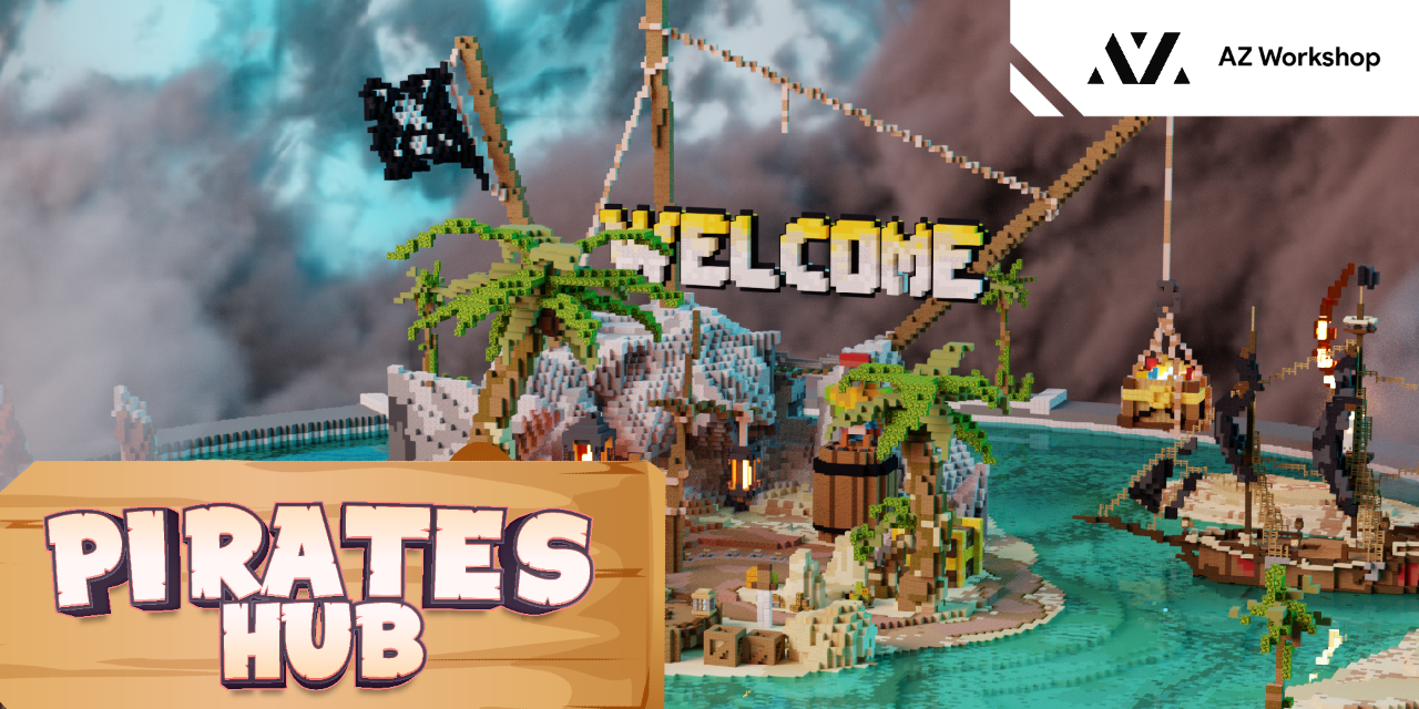 Pirate's Island | Hub / MiniGames | BuiltByBit (MC-Market)