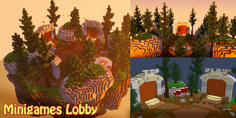 Small Minigames Lobby | Non-Exclusive | BuiltByBit (MC-Market)