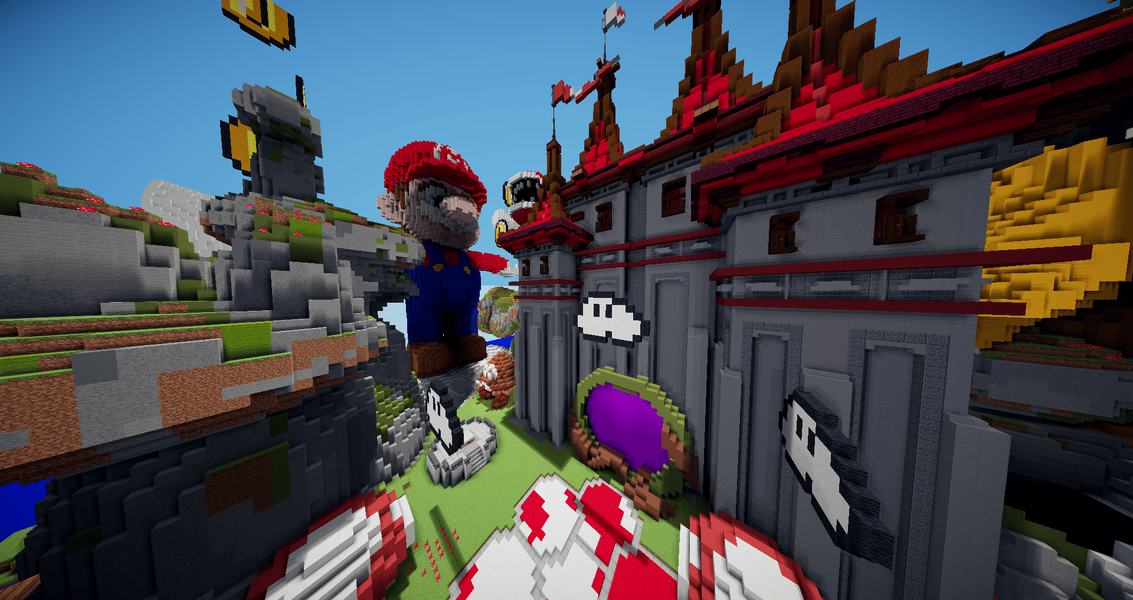 Mario Arcade Spawn/Lobby | BuiltByBit (MC-Market)