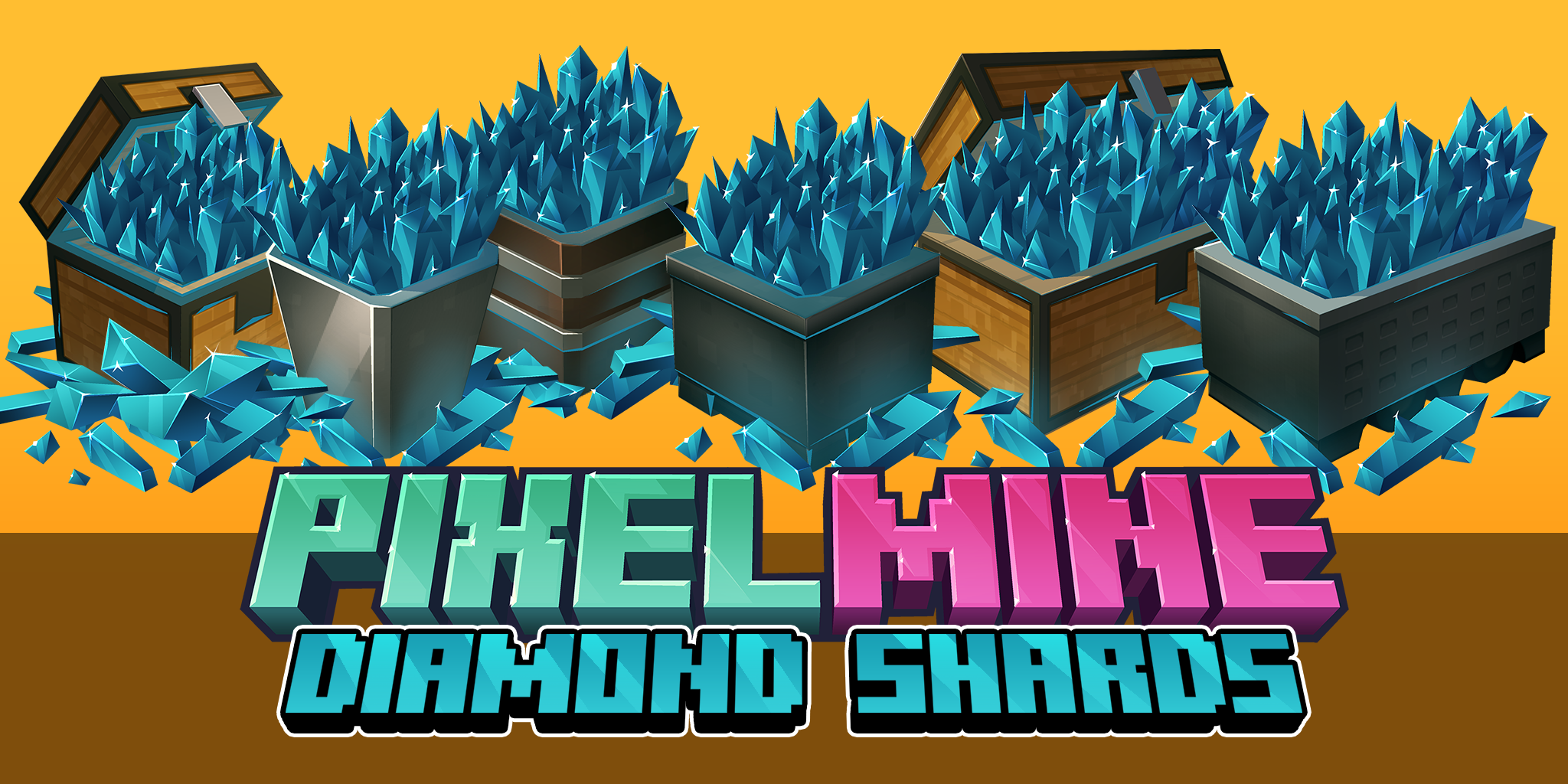 PixelMine | Diamond Shard Currency Icons | BuiltByBit (MC-Market)