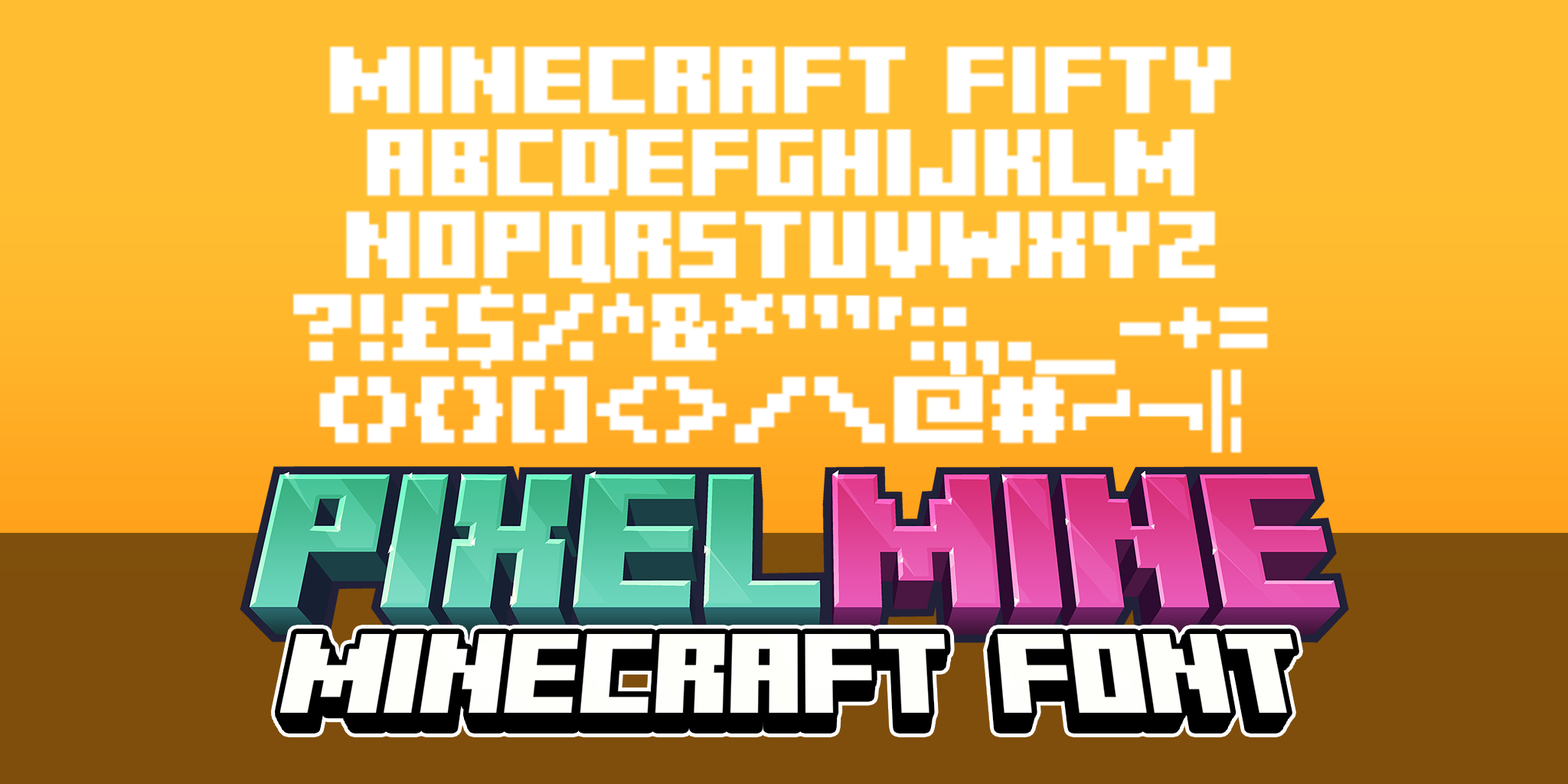 PixelMine | Minecraft Fifty Font | BuiltByBit (MC-Market)