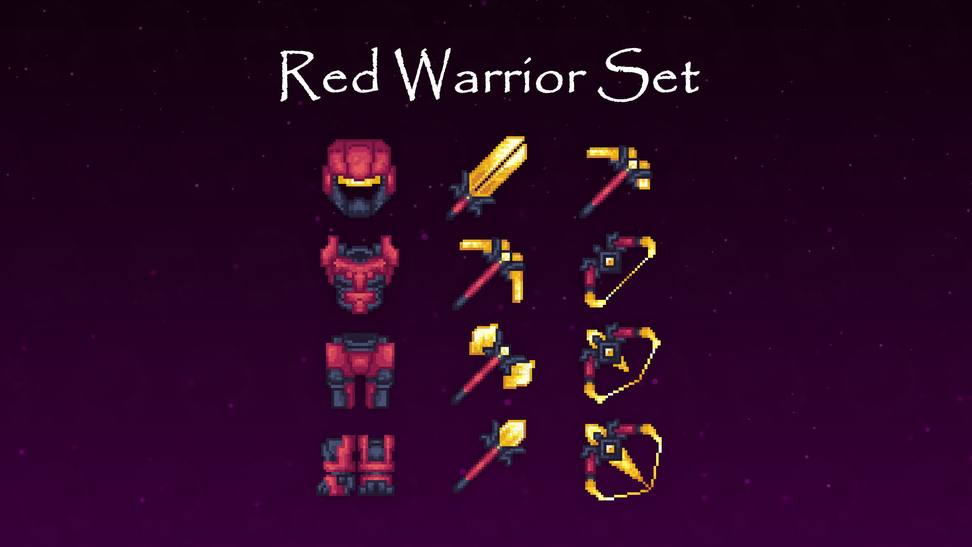 Red Warrior Set | BuiltByBit