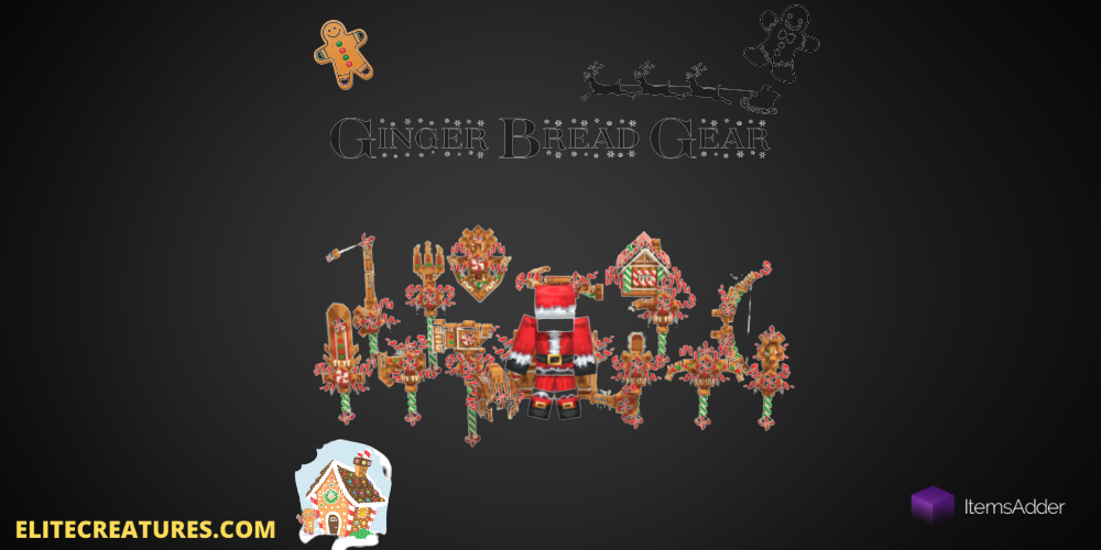 Ginger Bread Gear Weapon Set | BuiltByBit (MC-Market)