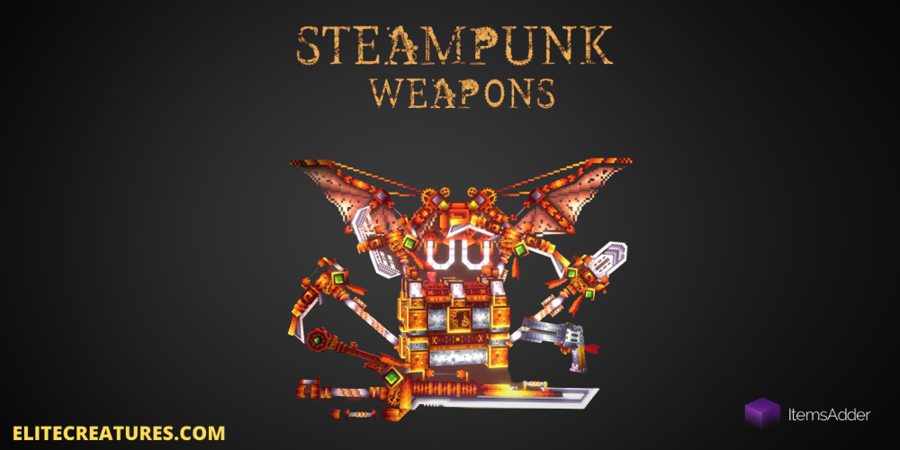 Steampunk Animated Weapon Set | BuiltByBit