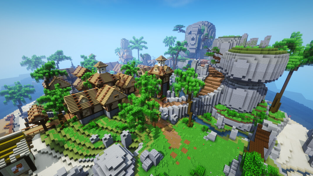 Spawn - Yellow Pirate Island - 540x540 | BuiltByBit (MC-Market)