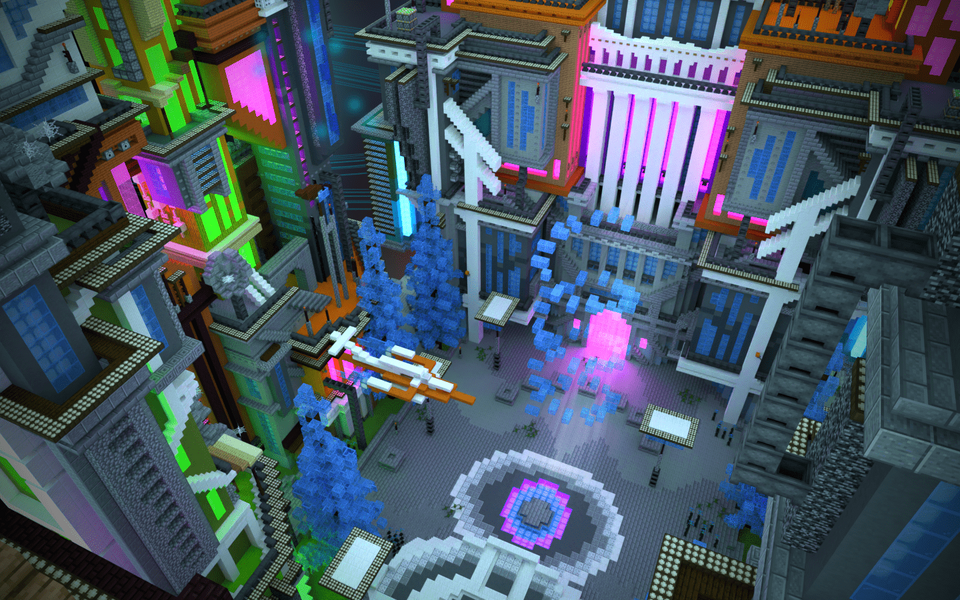 CyberPunk Futurstic minigame lobby | BuiltByBit (MC-Market)