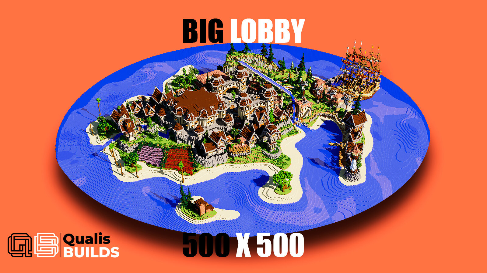 Big Islan Lobby/Hub | 500x500 | | BuiltByBit (MC-Market)