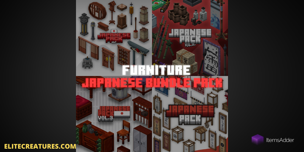 Japanese Furniture Packs | BuiltByBit