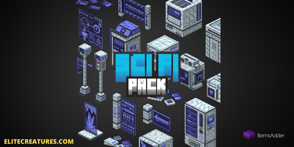 Sci-Fi City Animated Decoration | BuiltByBit (MC-Market)