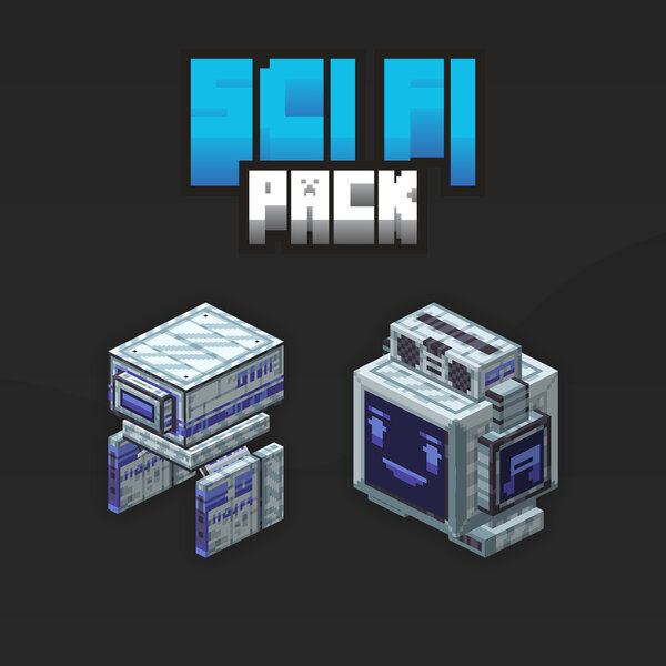 Sci-Fi Bedroom Animated Decoration | BuiltByBit