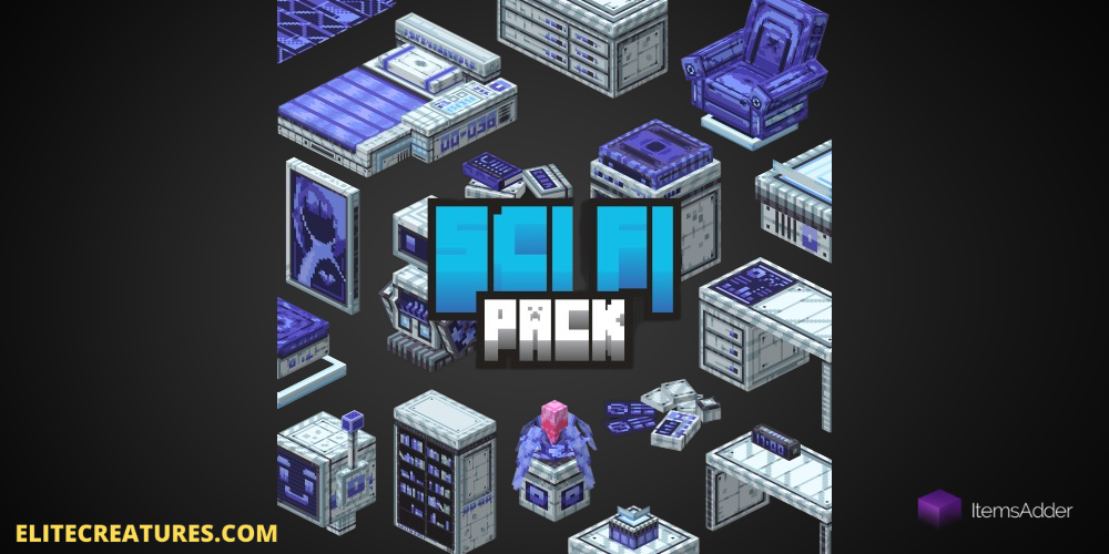 Sci-Fi Bedroom Animated Decoration | BuiltByBit