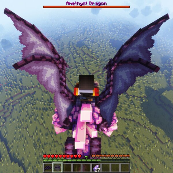 Amethyst Dragon Boss Battle Mount | BuiltByBit